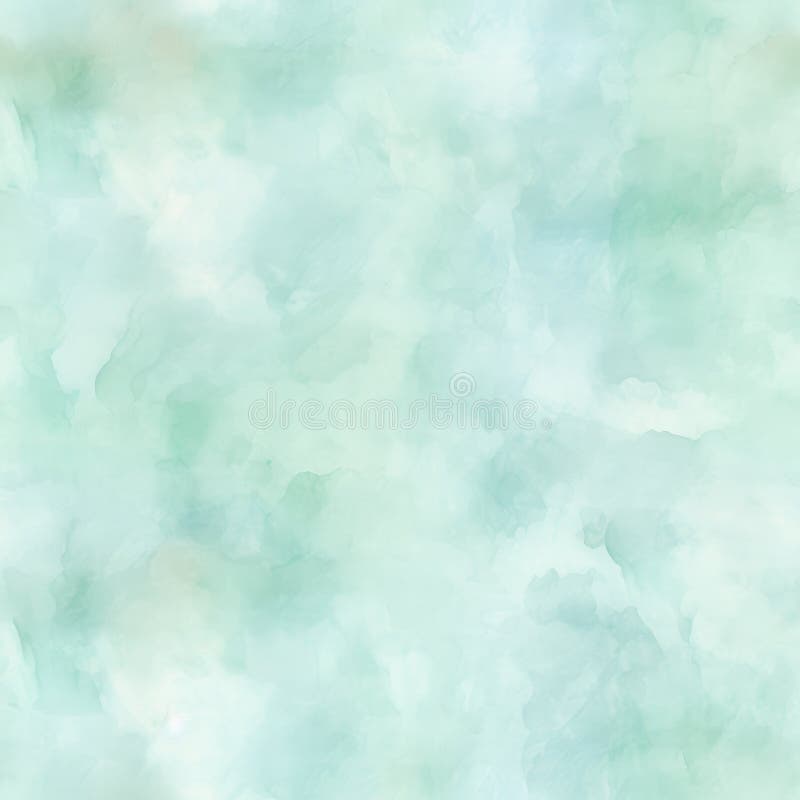 Soft Pastel Watercolor Wash Teal Texture Stock Illustration ...