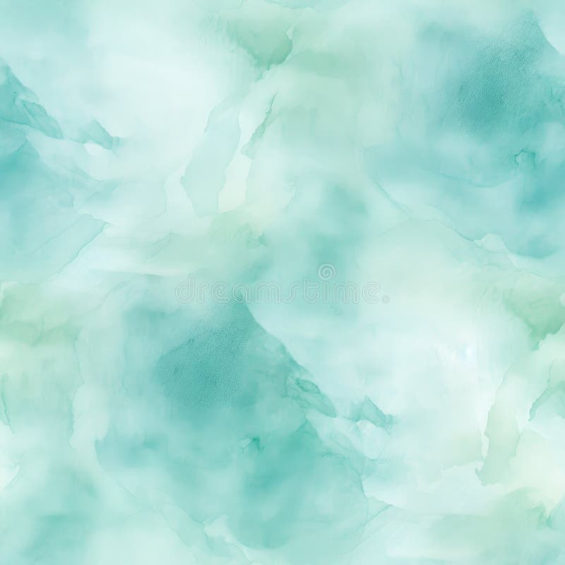 Soft Pastel Watercolor Wash Teal Texture Stock Illustration ...