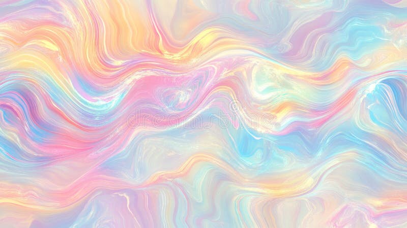 Soft Pastel Wave Pattern Background Stock Illustration - Illustration ...