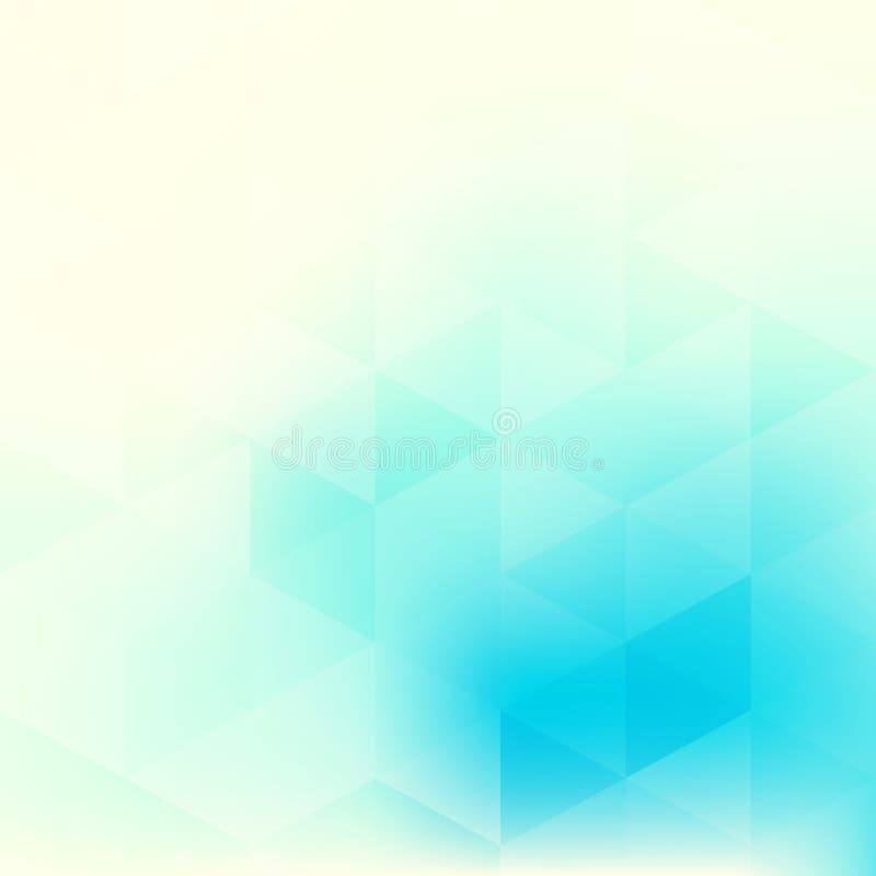 Soft Pattern with Blue and Turquoise Triangles Stock Vector ...