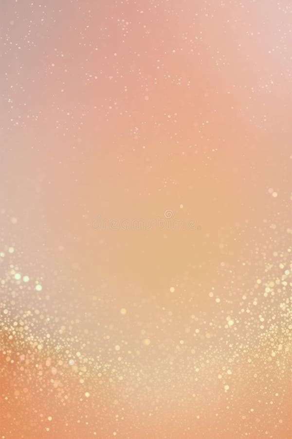 Soft Peach Background Glitter Silhouettes Vertical Mobile Postcard ...