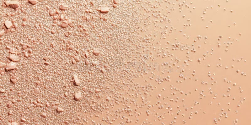 Soft Peach Colored Glitter Texture Fine Shimmering Particles Create ...