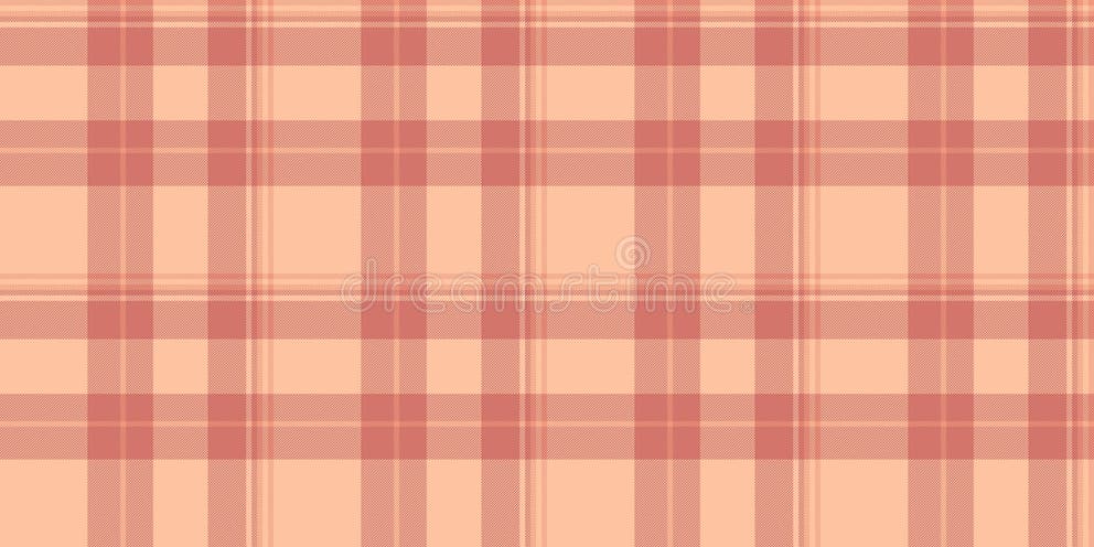 Soft Peach and Coral Plaid Pattern. Perfect for Textile Design ...