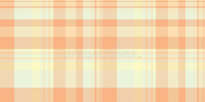 Soft Peach and Cream Plaid Pattern. a Delicate Textile Texture Ideal ...