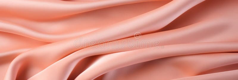 Soft Peach Fabric with Delicate Folds Stock Image - Image of craft ...