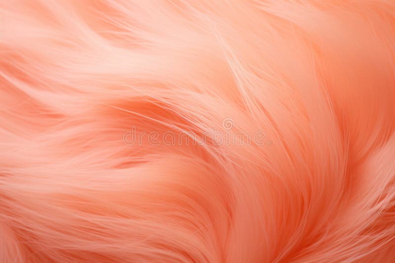 Soft Peach Fuzz with Depth Effect Stock Illustration - Illustration of ...