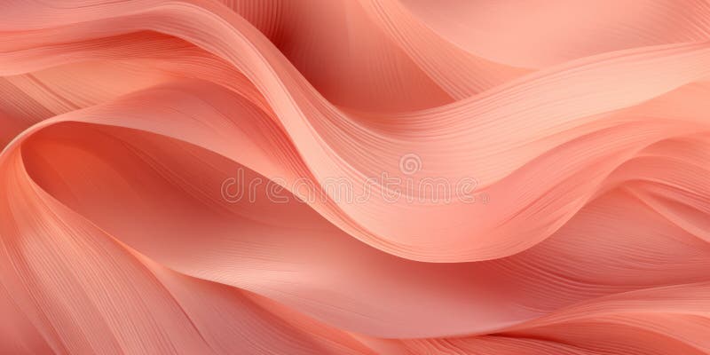 Soft Peach Fuzz with Depth Effect Stock Illustration - Illustration of ...