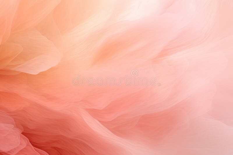 Soft Peach Fuzz with Depth Effect Stock Illustration - Illustration of ...