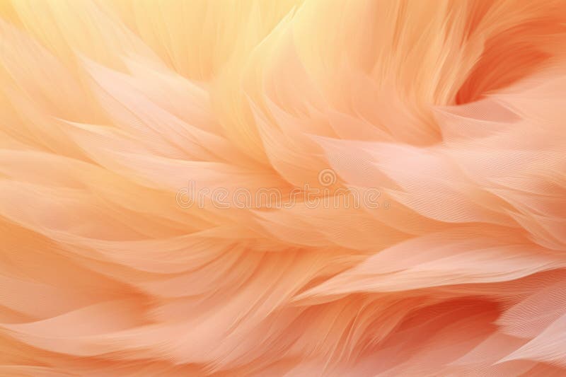 Soft Peach Fuzz with Depth Effect Stock Illustration - Illustration of ...