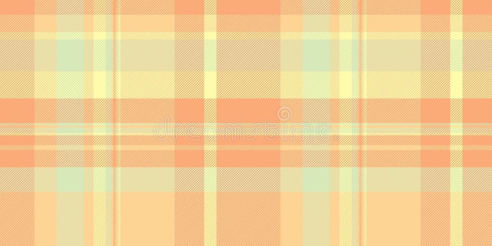 Soft Peach and Pale Green Plaid Pattern. Ideal for Textile Design ...