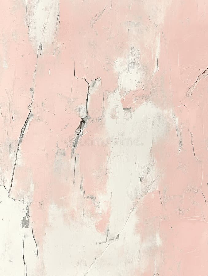 Soft Peach Pastel Wall Texture with Subtle Cracks and Smooth Finish ...