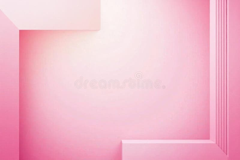 Soft Pink Abstract Geometric Frame, Subtle Gradient , Color, Scheme ...