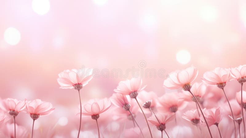 Soft Pink Background, Abstract Illustration Stock Illustration ...