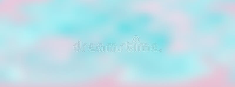 Soft Pink Blue Gradient Background. Various Abstract Spots. Long Banner ...