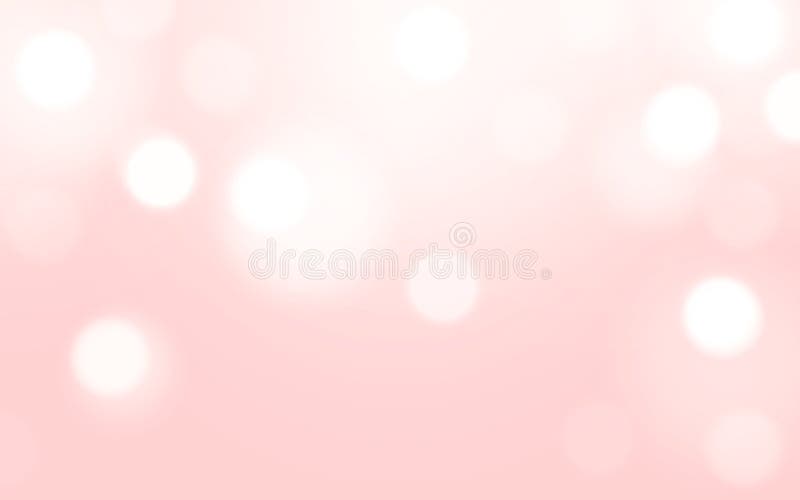 Soft Pink Bokeh Background with Light Flare Effect. Delicate Blurred ...