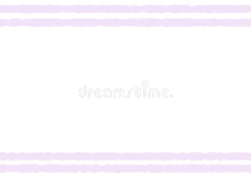 Soft Pink Digital Watercolor Texture Parallel Border Frame Isolated on ...
