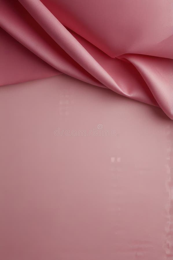 Soft Pink Fabric Draped on a Smooth Surface Creating an Elegant and ...