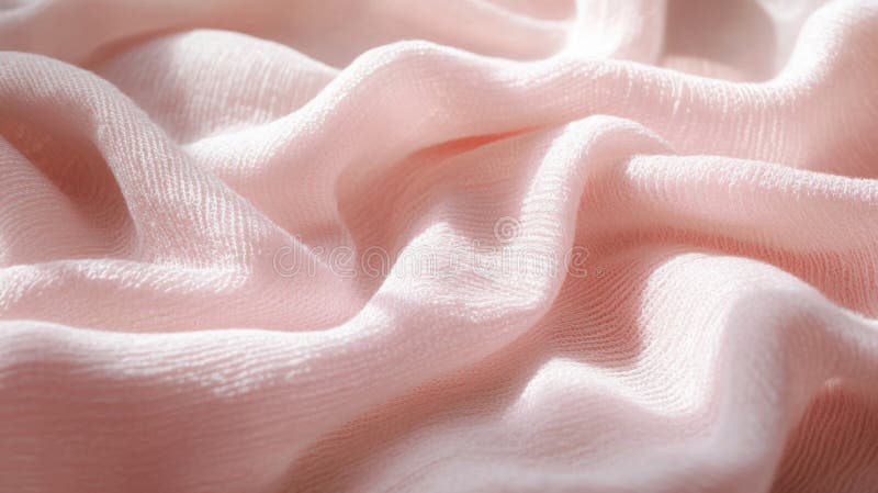 Soft Pink Fabric Draped Texture Background Stock Illustration ...