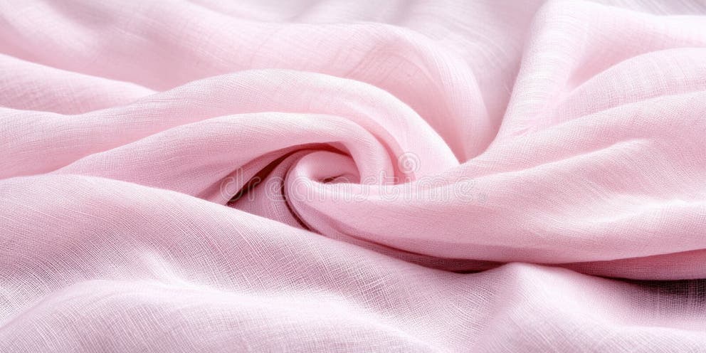 Soft Pink Fabric Texture with Elegant Swirl Pattern Stock Photo - Image ...