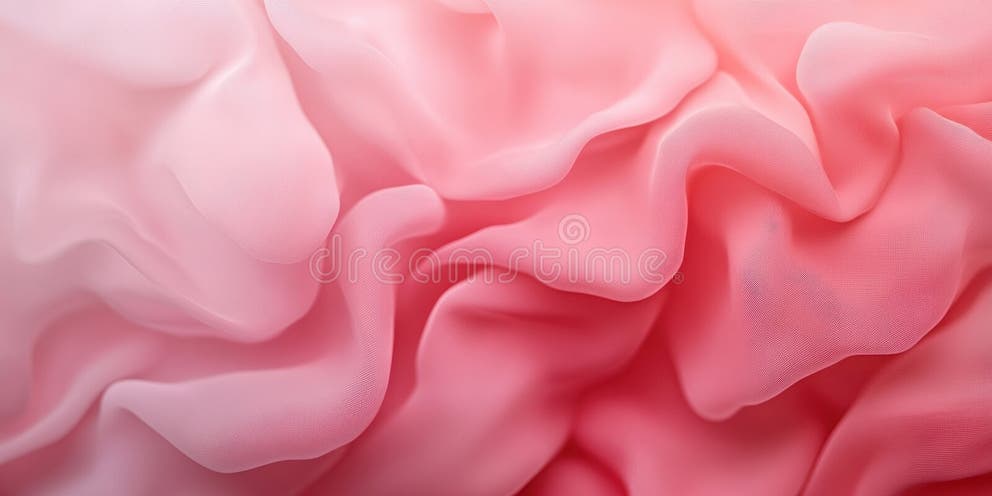 Soft Pink Fabric Texture with Flowing Chiffon Layers Stock Illustration ...