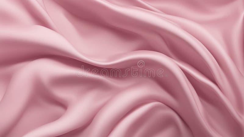 Soft Pink Flowing Smooth Silk Satin Fabric Background Stock ...