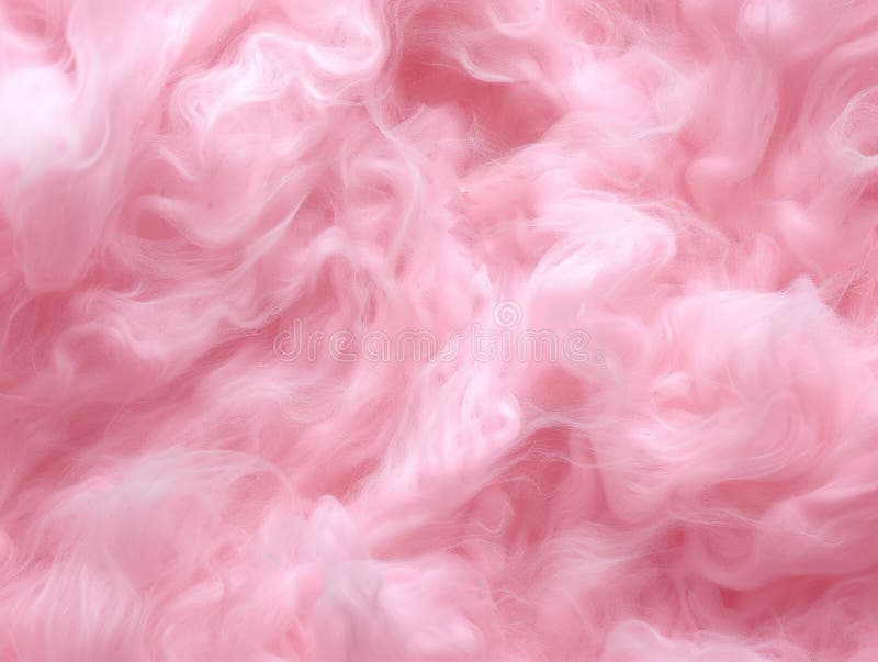 Soft Pink Fluffy Texture: Close-Up of Tender Fur Fabric Stock ...