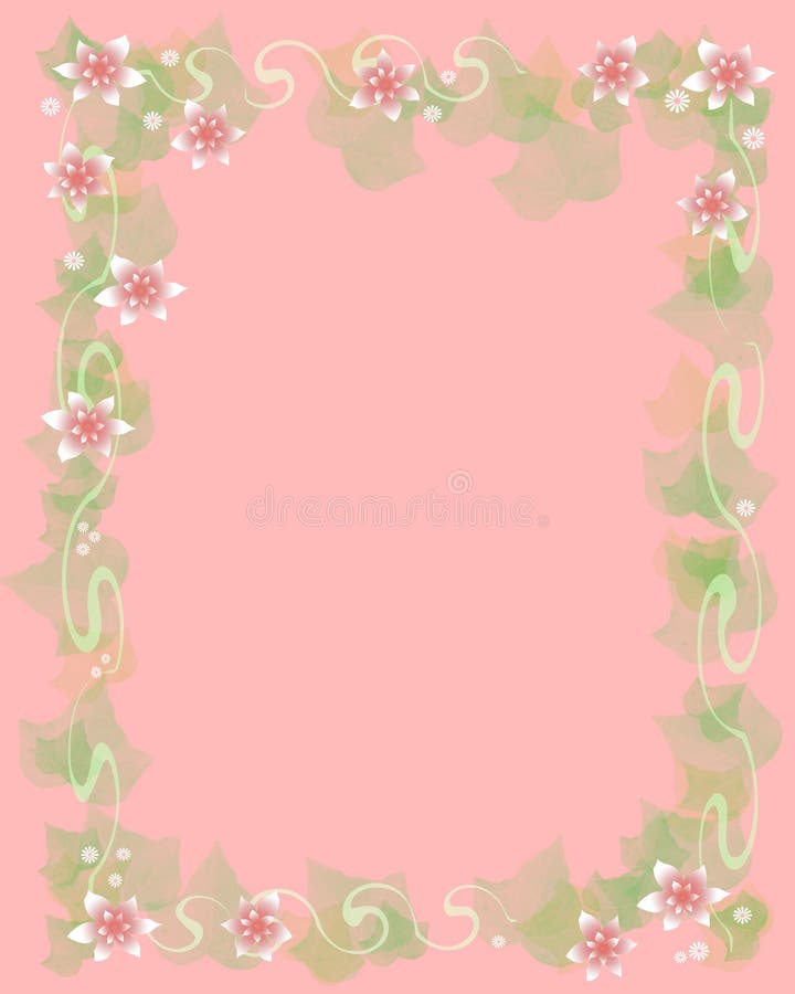 Soft pink frame stock illustration. Illustration of petal - 21679212