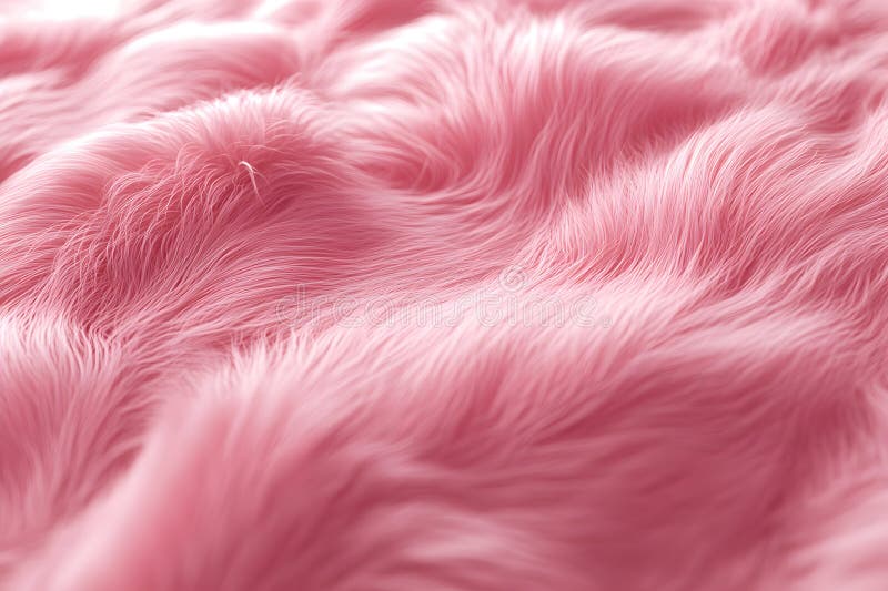 Soft Pink Fur Texture with Gentle Waves Under Soft Light Stock ...