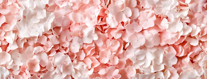 Soft Pink Hydrangea Flowers Form an Enchanting Pastel Backdrop Perfect ...