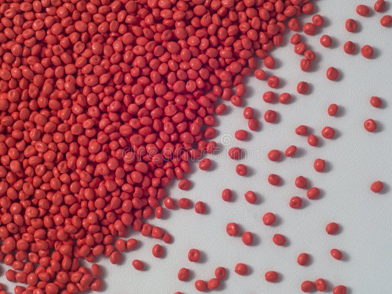 Soft Pink Masterbatch Granules Isolated on White Background,this ...