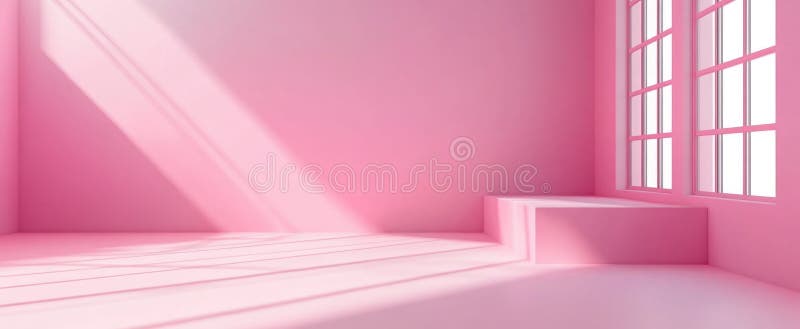 Soft Pink Minimalist Background with Ample Negative Space for ...