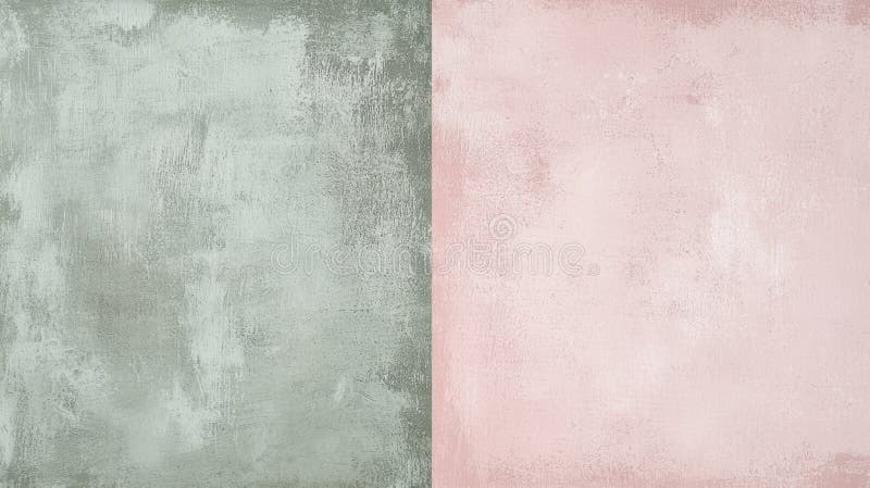 Soft Pink and Muted Green Painted Textures Create a Visually Appealing ...