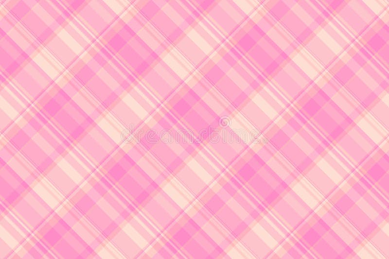 Soft Pink Plaid Pattern. Delicate, Feminine, and Versatile Stock Vector ...
