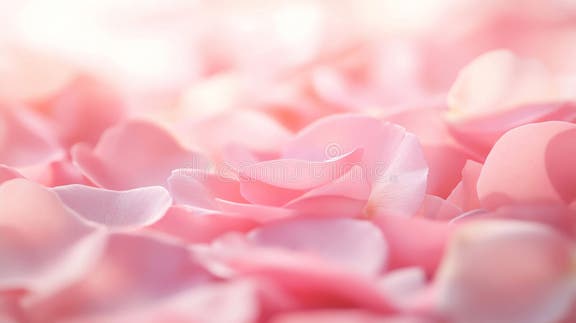 Soft Pink Rose Petals Background Texture Stock Illustration ...