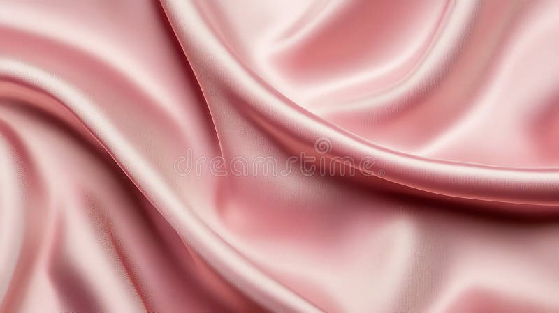 Soft Pink Satin Fabric with a Subtle Wave Pattern, Perfect for a ...