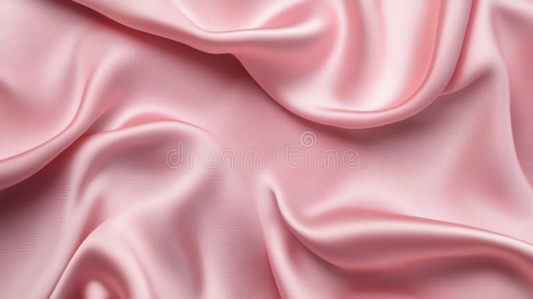 Soft Pink Satin Fabric with a Subtle Wave Pattern, Perfect for a ...