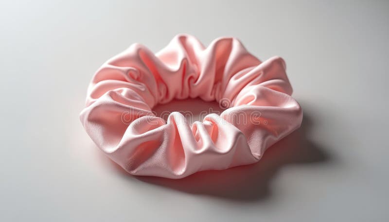 Pink Scrunchie Hair Accessory Stock Illustrations – 185 Pink Scrunchie ...