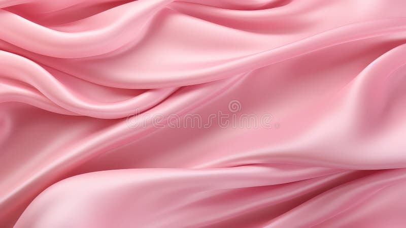 Soft Pink Silk Fabric Drapes Elegantly in Natural Light Stock ...