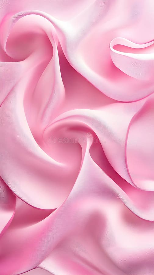 Soft Pink Silk Fabric with Elegant Draping and Subtle Sheen Stock ...