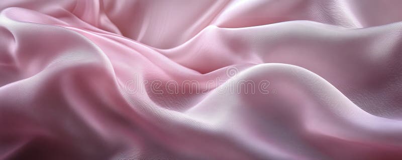 Soft Pink Silk Fabric with Smooth Folds Stock Photo - Image of artistic ...