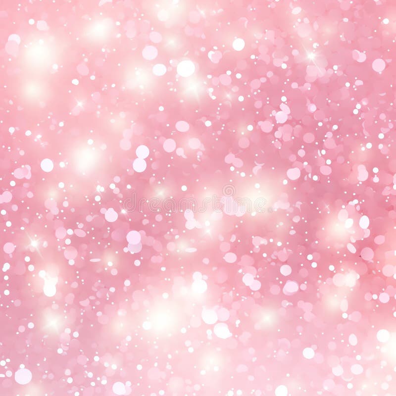 Soft Pink Sparkly Background, Design Seamless Pattern, for Nursery ...