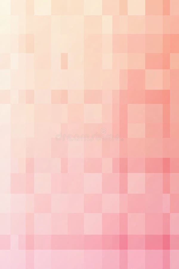 Soft Pink Transitioning into Muted Peach in a Pixel Gradient Format ...