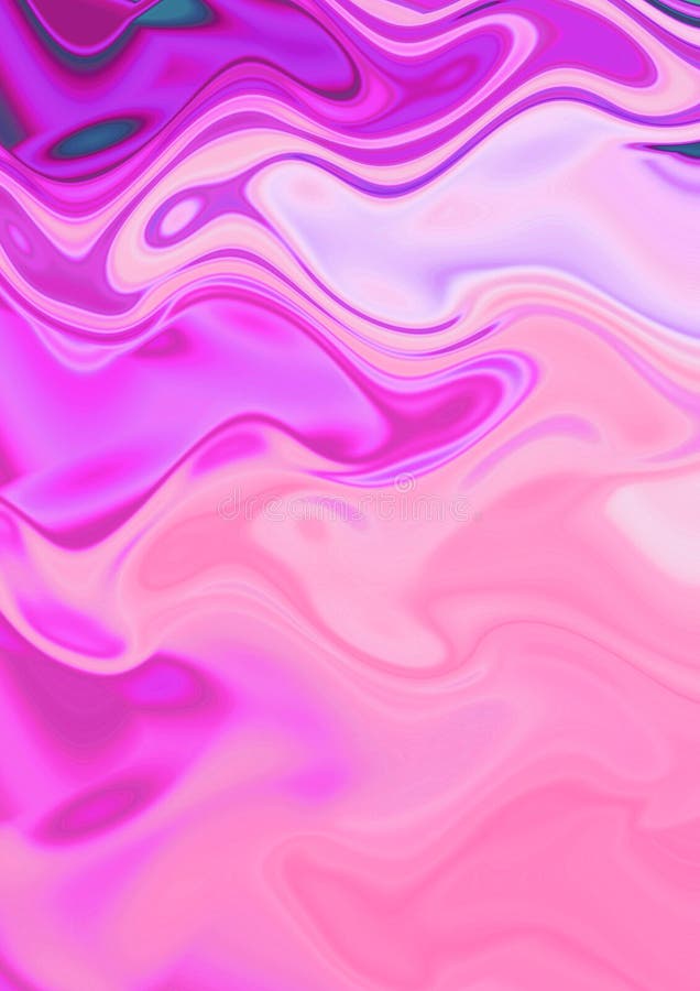 Soft Pink Violet Abstract Background Liquid Marble Diffusion Forming ...