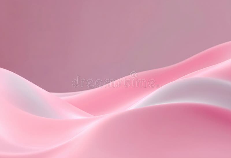 Soft Pink Waves Create an Ethereal Landscape of Tranquility and Beauty ...