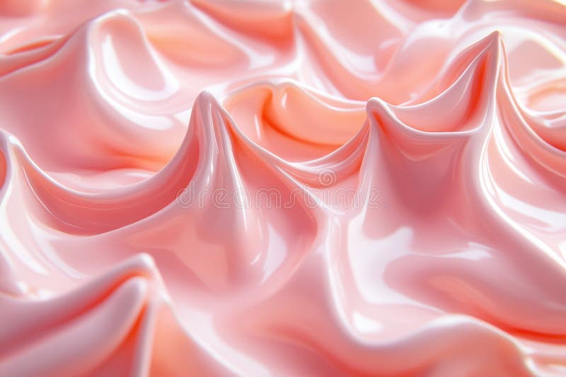 Soft Pink Waves with a Textured Effect Create a Visually Appealing ...