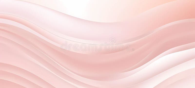 Soft Pink Wavy Background with Smooth Lines, Generative AI ...
