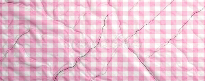 Soft Pink and White Gingham Pattern, Close Up, Check, Modern Stock ...