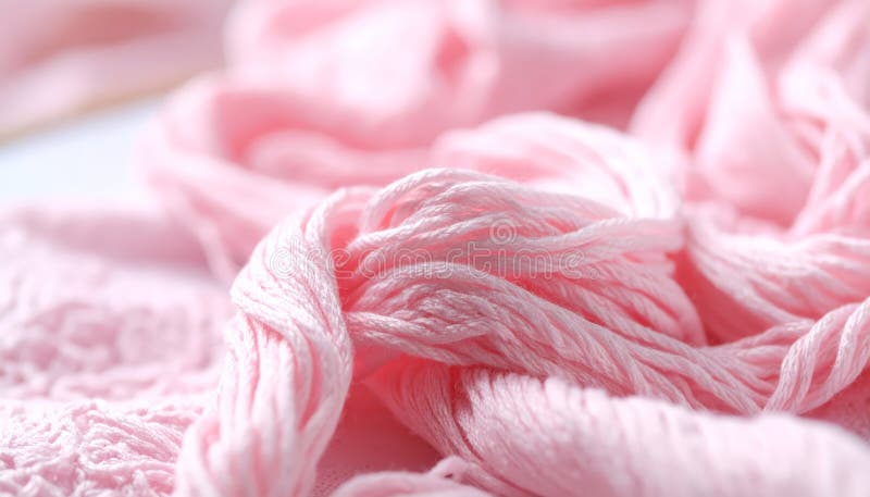 Pink Yarn Amigurumi Octopus Stock Illustration - Illustration of ...