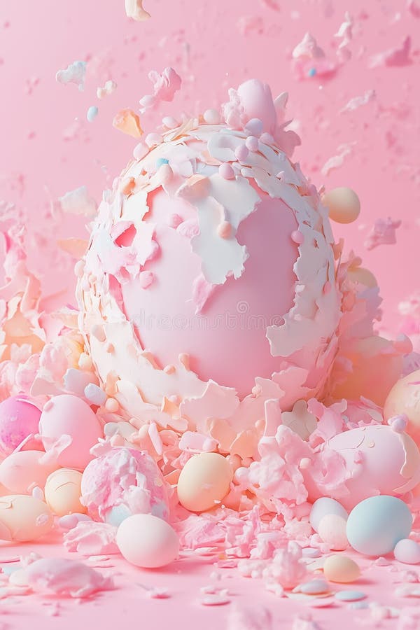 Soft Pinks and Pastels Create a Dreamy Spring Vibe with Egg Shells and ...