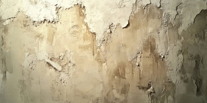 Soft Plaster Wall Texture with Rough Patches and Warm Light Filtering ...